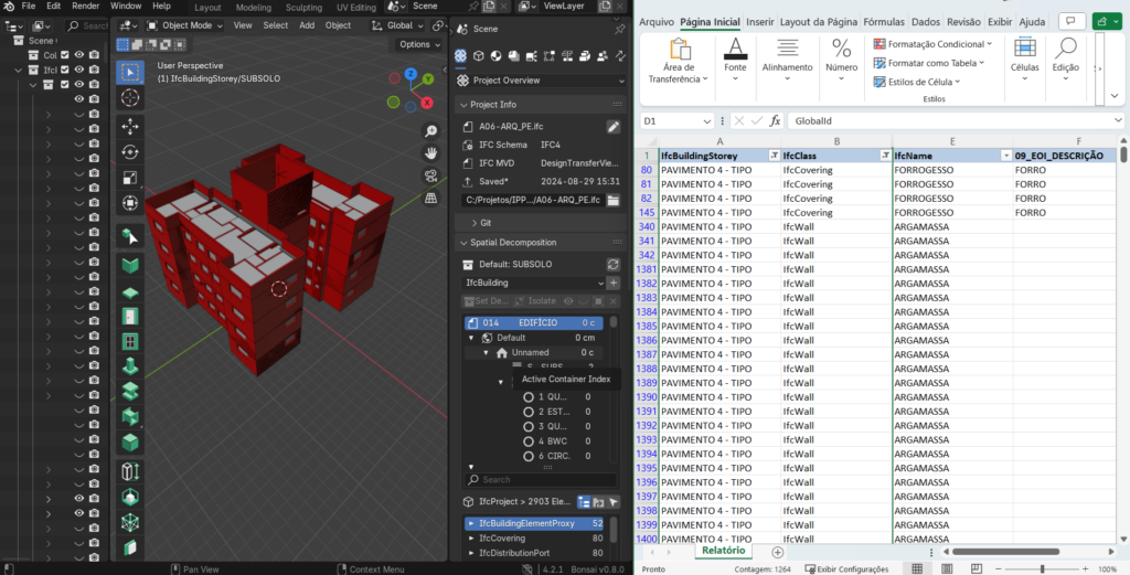 Curso Auditoria de Modelos IFC com Bonsai (Blender BIM) – Loja EBBIM